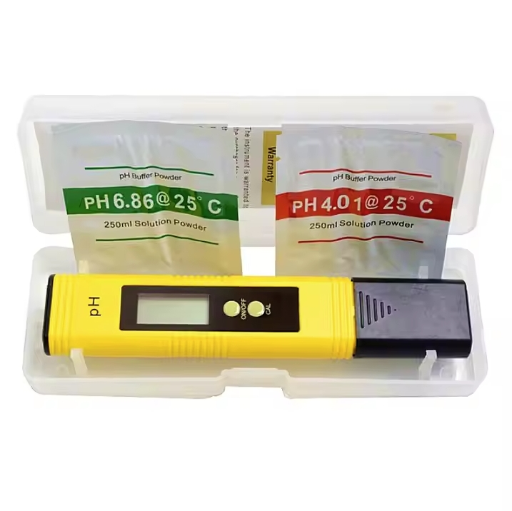 便携式高精度大屏幕数显pH值测试笔ph02酸碱度计自动校正酸碱度计 – VegeSense